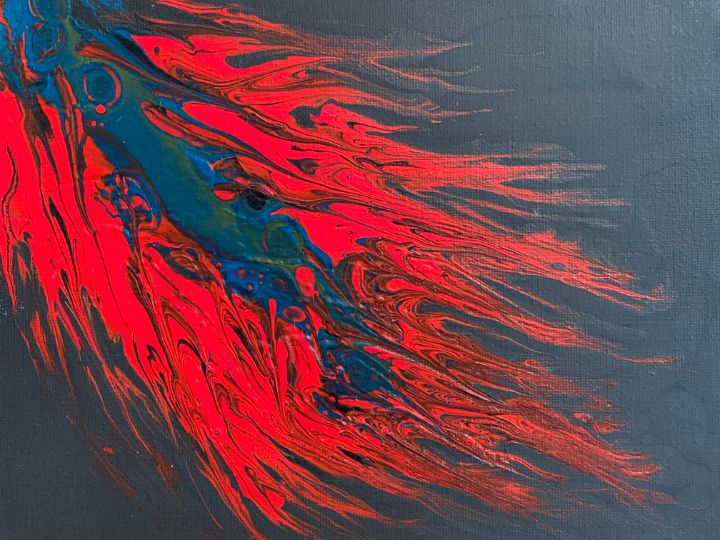 Fire Feather - Art By Jennifer Thomas Spettigue - Paintings & Prints ...