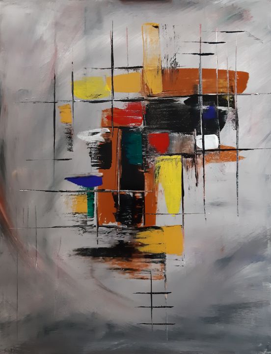 A dream - The Fifth Column - Paintings & Prints, Abstract, Geometric ...