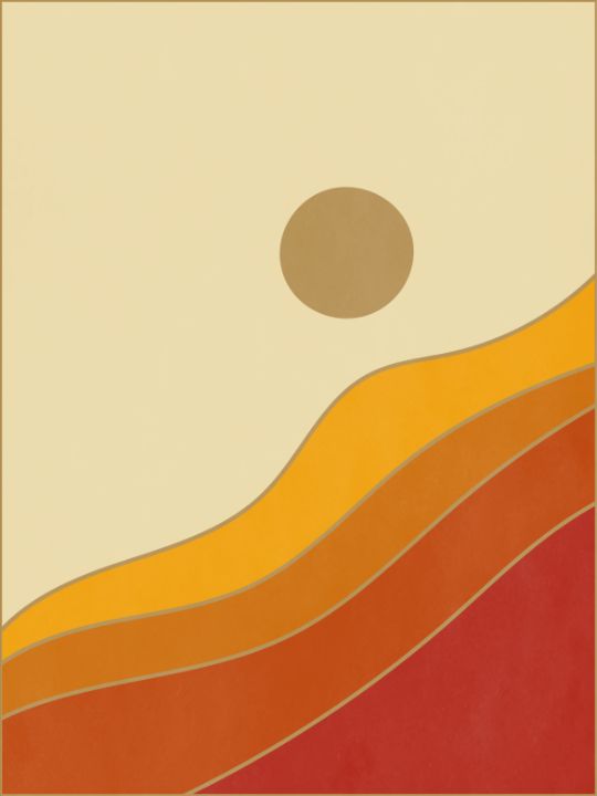 Sunny Day - TheSimplyLab - Drawings & Illustration, Abstract, Color ...