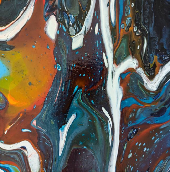 Flowing River of Color - Colors by Nina - Paintings & Prints, Abstract ...