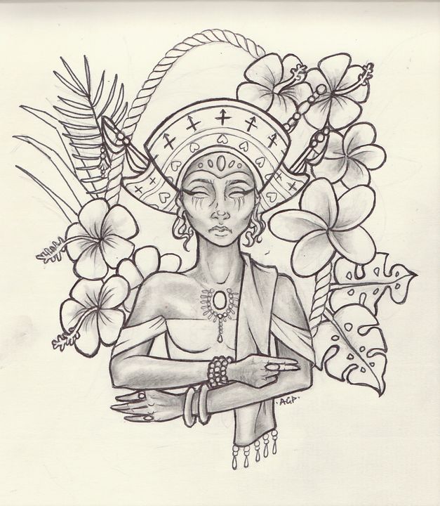 Thai Time - Lazy Paint - Drawings & Illustration, People & Figures ...