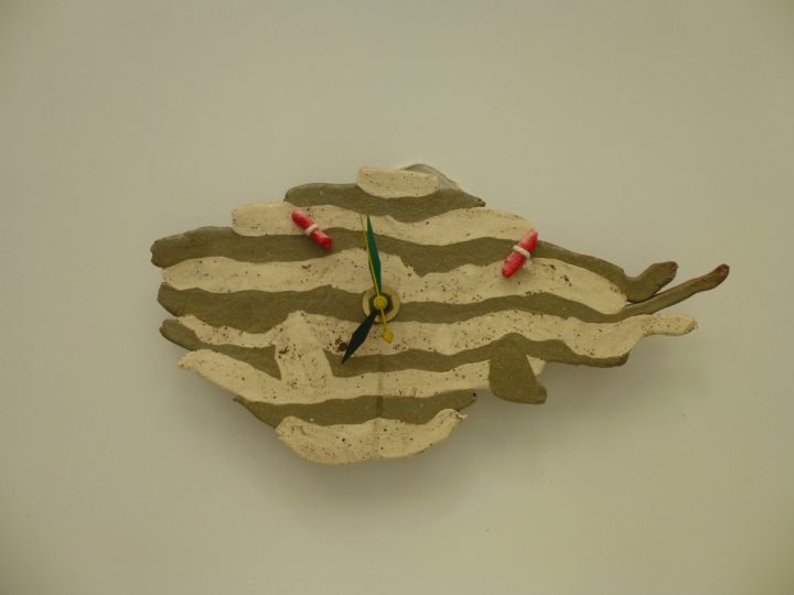 WALL HANG CLOCK - FISH - Atelier123 - Crafts & Other Art, Clocks - ArtPal