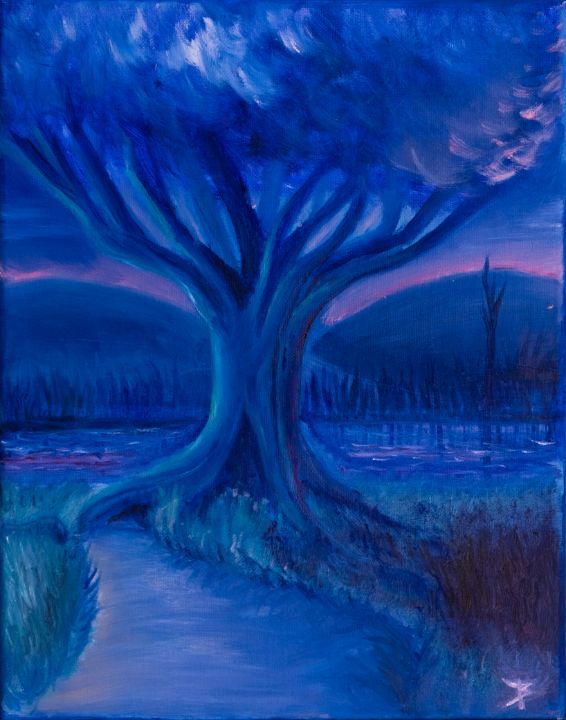Twilight Sentinel - Ian Barefoot - Paintings & Prints, Flowers, Plants ...