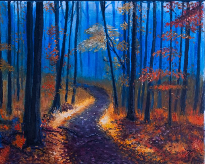 Ember Trails - Ian Barefoot - Paintings & Prints, Landscapes & Nature ...