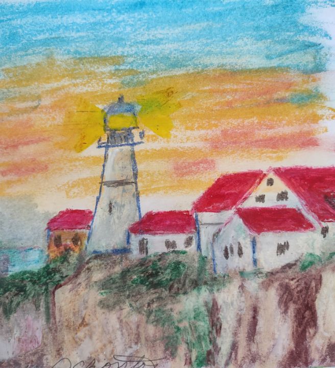 Lighthouse - Alexis - Paintings & Prints, Buildings & Architecture ...