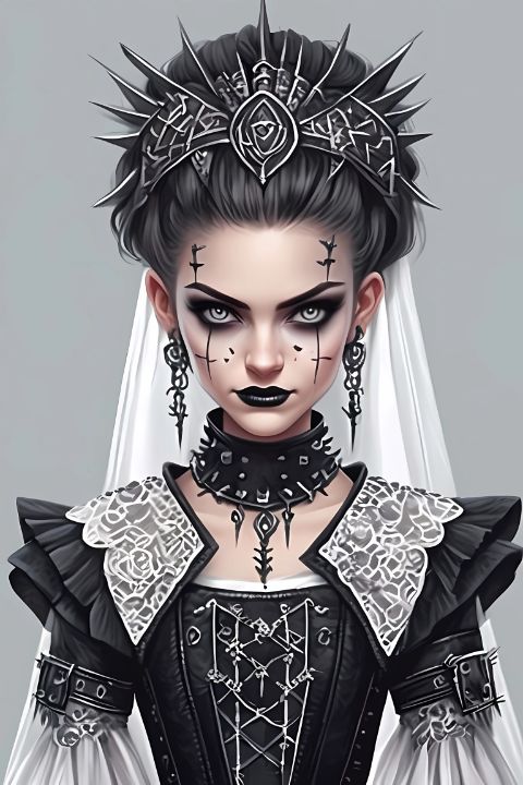 Goth Girl - Mr. S. Rogers - Digital Art & AI, People & Figures, Female ... Goth Girl - Mr. S. Rogers - Digital Art & AI, People & Figures, Female ...