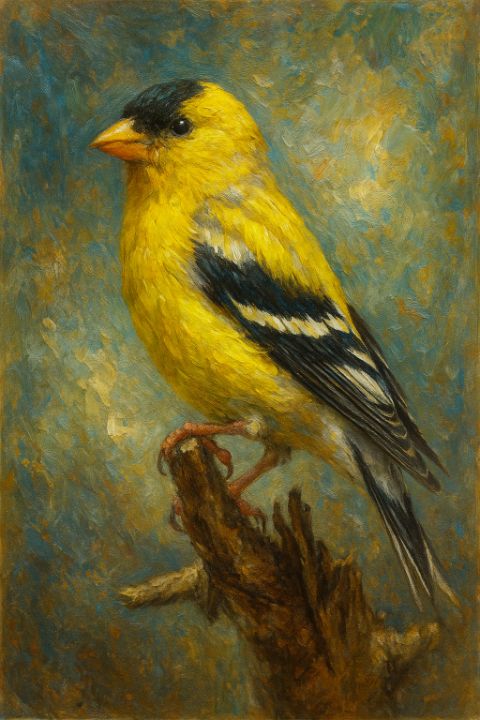 Golden Finch – Beauty of Nature - Artmural - Paintings & Prints ...