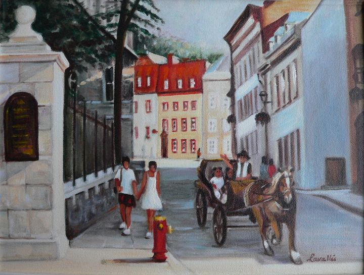 Old Quebec city oil painting - imaginart - Paintings & Prints, Places ...