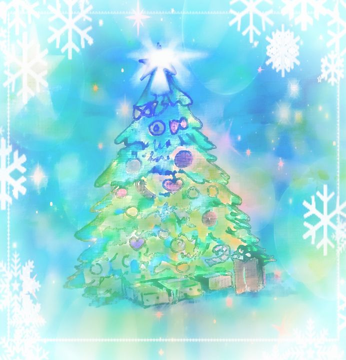 Christmas tree illustration - imaginart - Digital Art & AI, Holidays ...