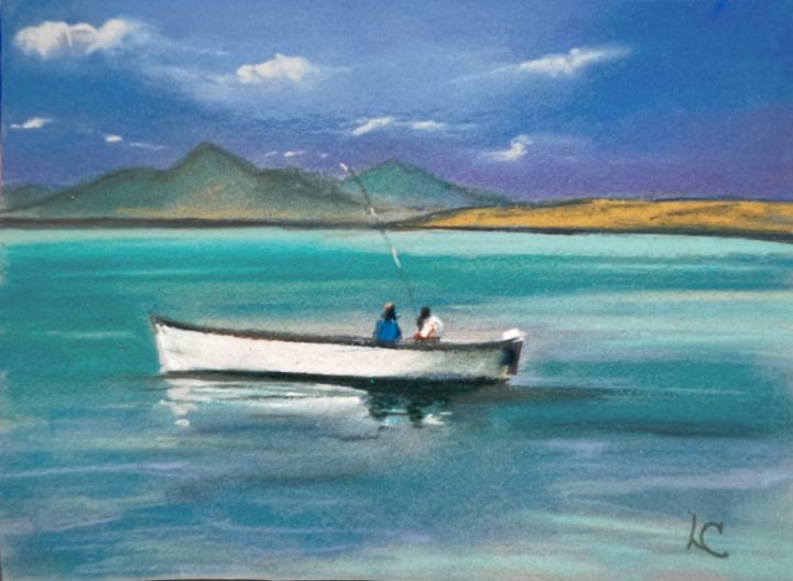 Fishermen at work in Mauritius - imaginart - Paintings & Prints, Places ...