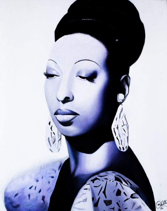 Regal Josephine Baker - Chelle Brantley Art - Paintings & Prints ...