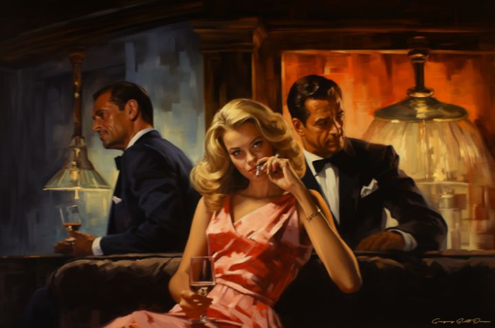 Woman at a pub. - Gregory Scott Doran - Digital Art, People & Figures ...
