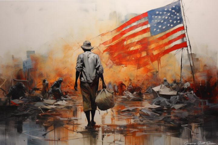 Welcome to America - Gregory Scott Doran - Digital Art & AI, Abstract ...