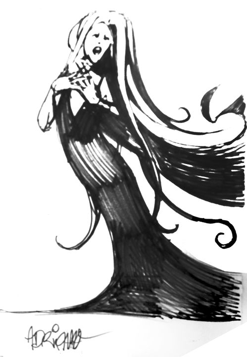 Burlesque Opera Singer - theadriano - Drawings & Illustration ...