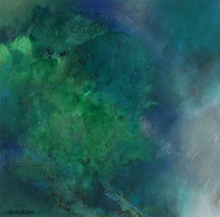 Hometown 2 - Boundary Art - Paintings & Prints, Abstract, Landscape ...