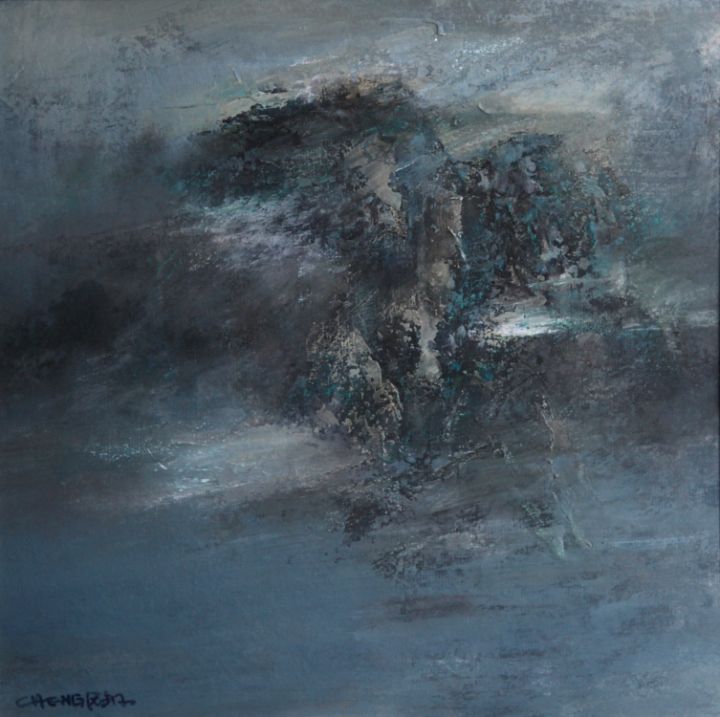 Hometown 3 - Boundary Art - Paintings & Prints, Abstract, Landscape ...