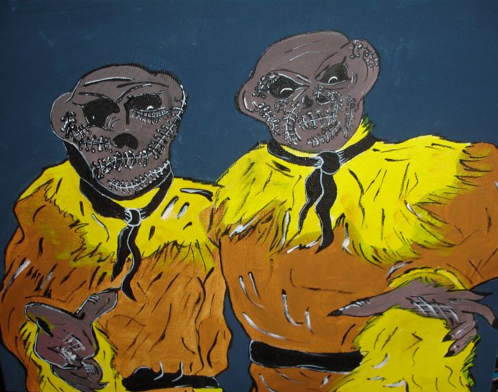 Demon Duo - Diane Carsey Artist - Paintings & Prints, Fantasy ...