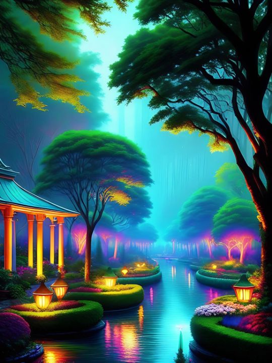 Garden - Trinity Design - Digital Art & AI, Landscapes & Nature ...