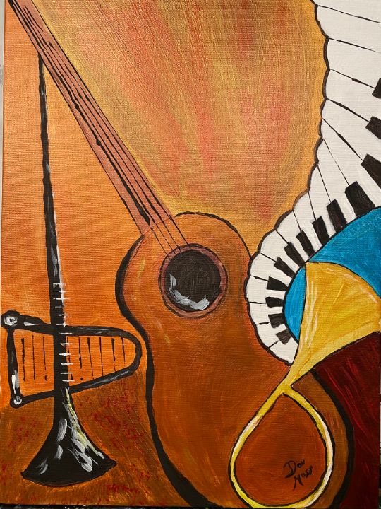 Jazz it - Inspired artworks by Don - Paintings & Prints, Abstract ...