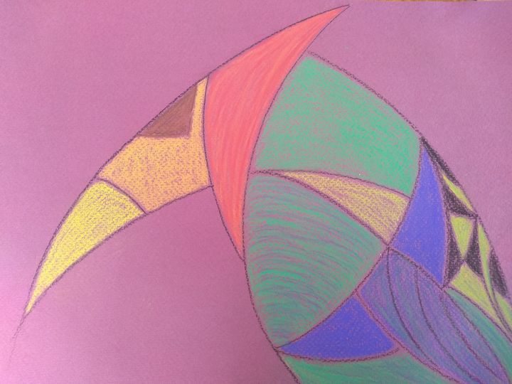 Shamanic bird - Elenita Aurora DELAGE - Drawings & Illustration ...