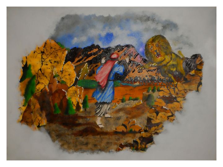 David and the lion - danielsartorg - Paintings & Prints, Religion ...