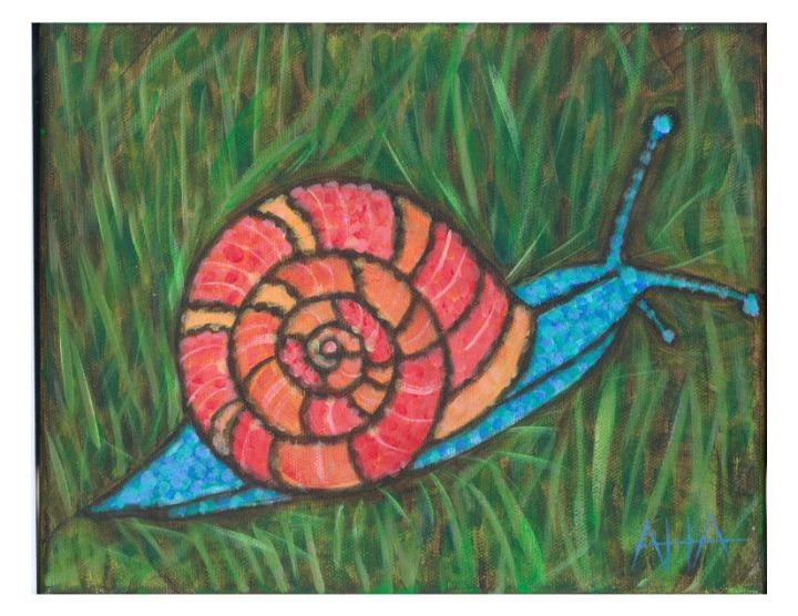 Garden Snail - Amy Anthony - Paintings & Prints, Animals, Birds, & Fish ...