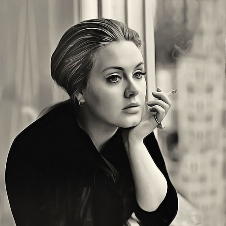 Adele - Celebrity - Oil Paint Art - Paintings & Prints, People ...
