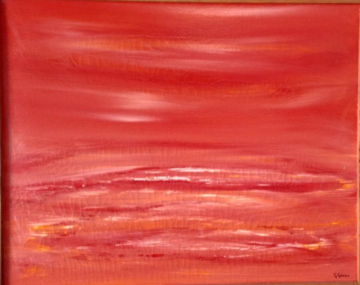 Cayman Sunset - Greg Green - Paintings & Prints, Abstract, Landscape ...