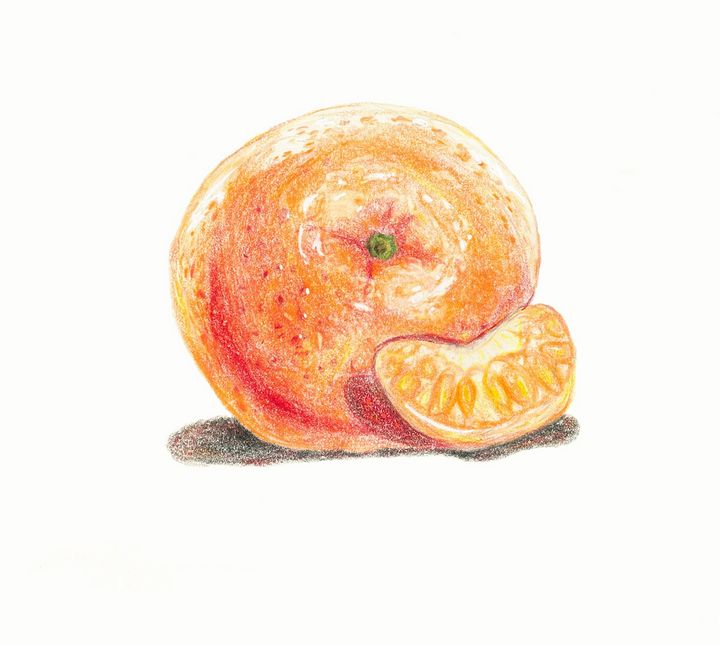 Still Life of an Orange - Ava's Art! - Paintings & Prints, Still Life ...