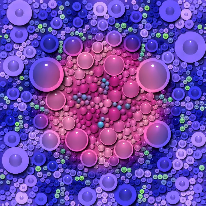 Bubbly Mosaic Gradient ~ 7.27.24.1 - Leanie123Art - Digital Art & AI ...