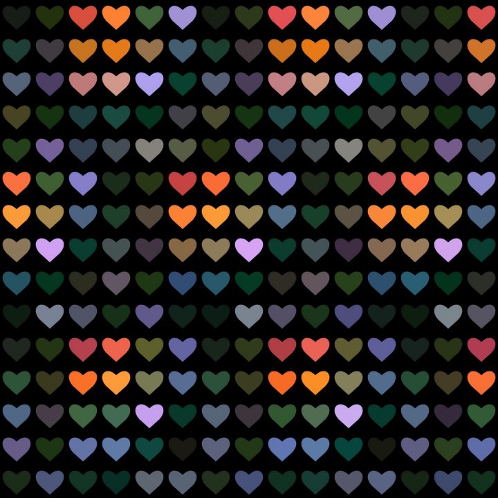 Linear Hearts Pattern ~ 10.23.22.4 - Leanie123Art - Digital Art & AI ...