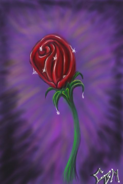 a rose called lilly - Christopher Morgan Designs - Digital Art & AI ...
