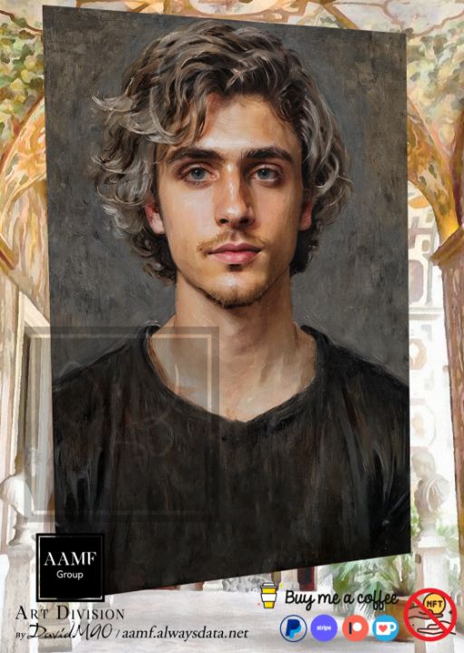 Portrait of a Man / DM78 - Artworks - David MAO ( AAMF Art Division ...