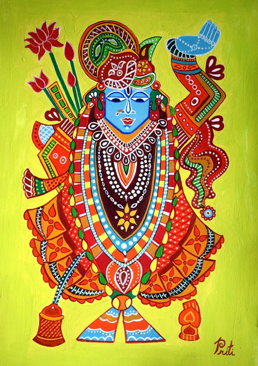 Pious paintings by Priti - Paintings & Prints