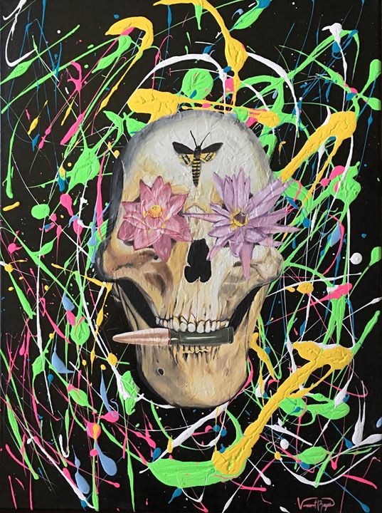 Bite The Bullet - Vincent Reyes - Paintings & Prints, Fantasy ...
