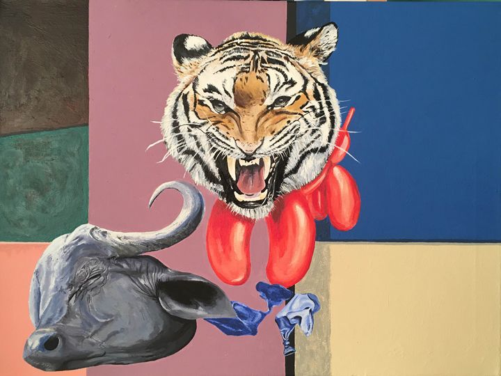 Balloon Animal Kingdom - Vincent Reyes - Paintings & Prints, Animals ...