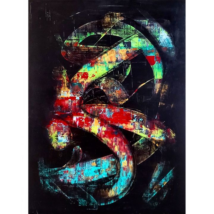 UNTITLED - Jordan Gray - Paintings & Prints, Abstract, Movement - ArtPal