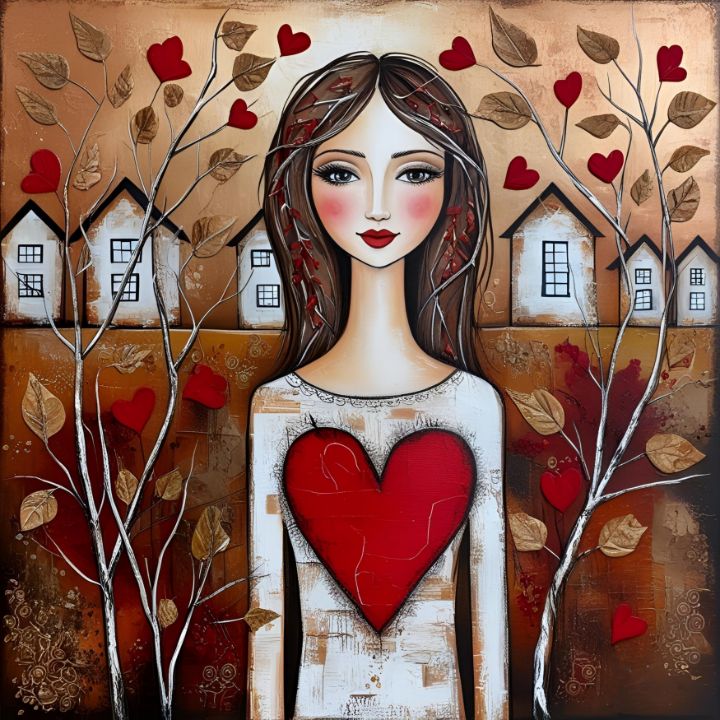 Rural connection - Digital palette - Digital Art & AI, Landscapes ...