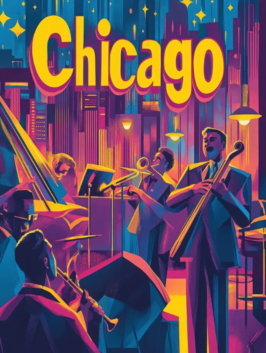 Experience the vibrant jazz scene - AIHRG Design - Digital Art & AI ...