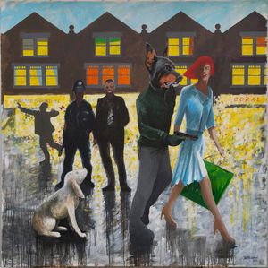 When Clowns Go Bad - Keith Gibbons - Paintings & Prints, People ...