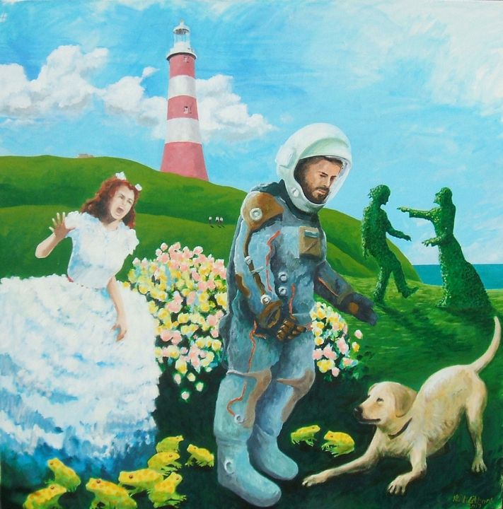 Major John Spparrow was Leaving for - Keith Gibbons - Paintings ...