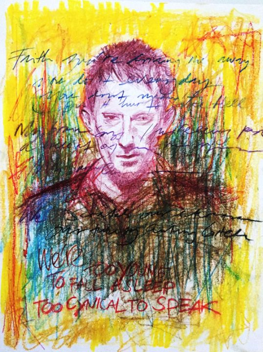 Thom York and Lyrics - dobgallery - Paintings & Prints, People ...