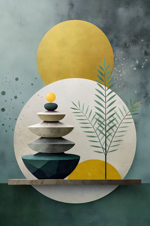 Zen Serenity - Digital Art Creations - Digital Art & AI, Ethnic, Cultural, & Tribal, Asian ...