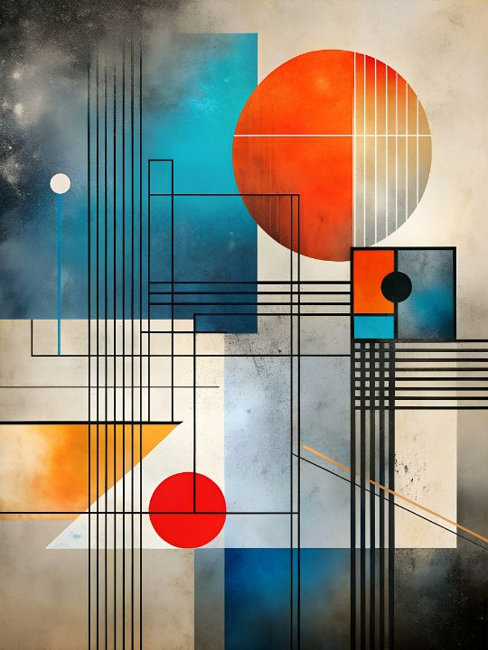 Chromatic Geometry - Digital Art Creations - Digital Art & AI, Abstract ...