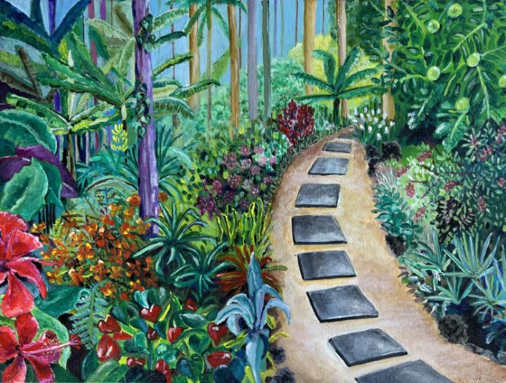 Stepping Into Nature - Anna Howell - Paintings & Prints, Landscapes ...