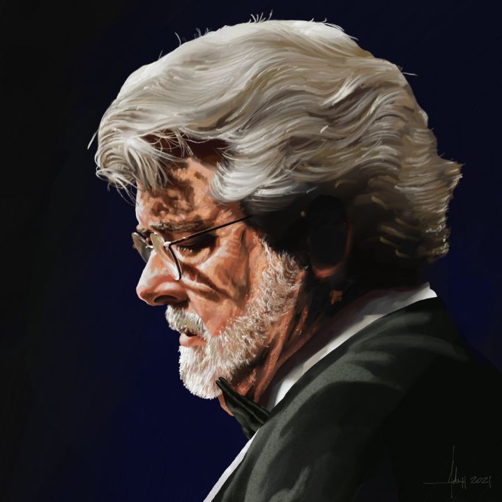 George Lucas - Adam Howard Art - Paintings & Prints, People & Figures ...