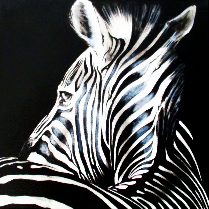 Zebra - Tracey Armstrong Art - Paintings & Prints, Animals, Birds ...