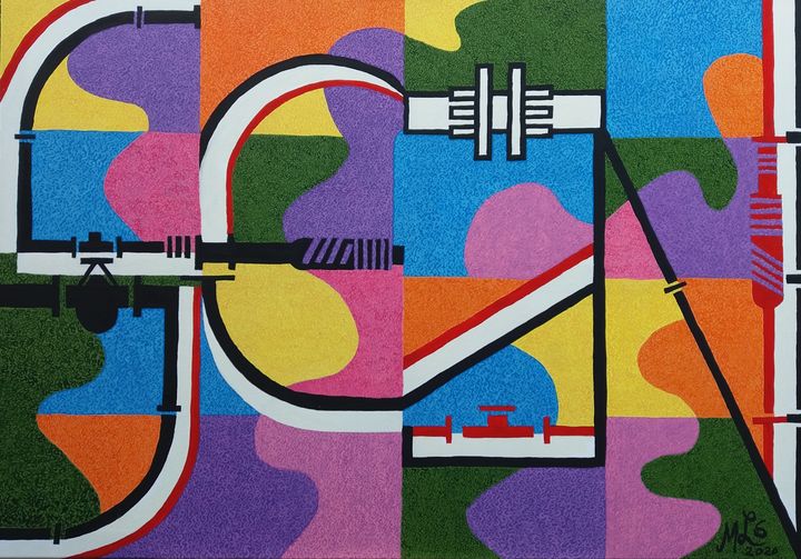 Samuel - Mo Leyva's Art - Paintings & Prints, Abstract, Text - ArtPal