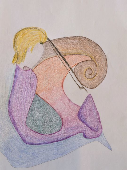 Abstract strings - Art by Adeena - Drawings & Illustration, Abstract ...
