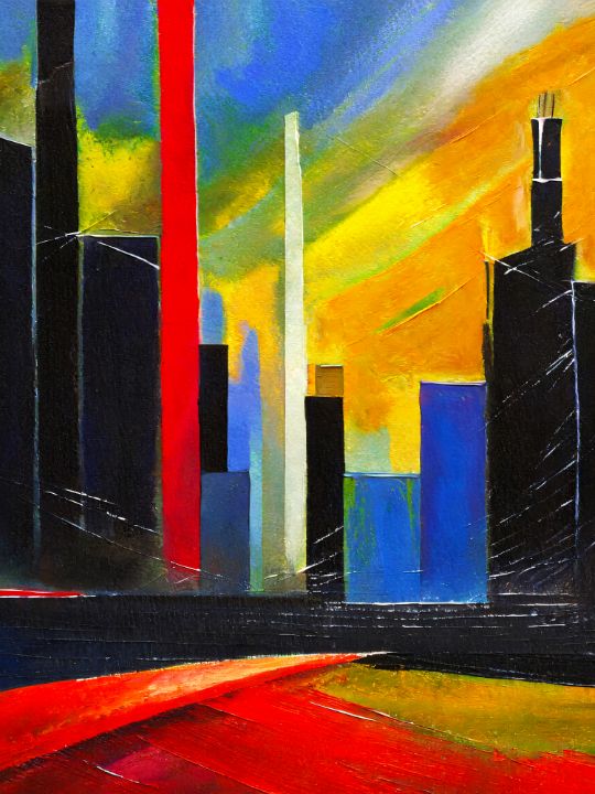 Abstract Modern Oil Paint Art - Torben Iversen - Digital Art & AI ...